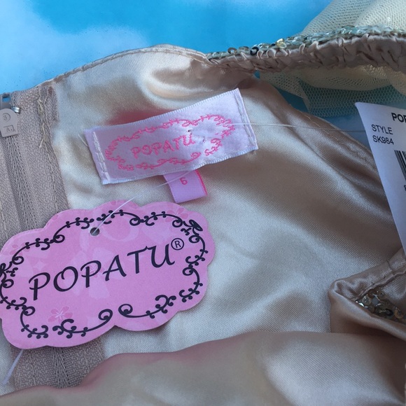 Popatu | Dresses | Popatu Girls Sequin Dress | Poshmark